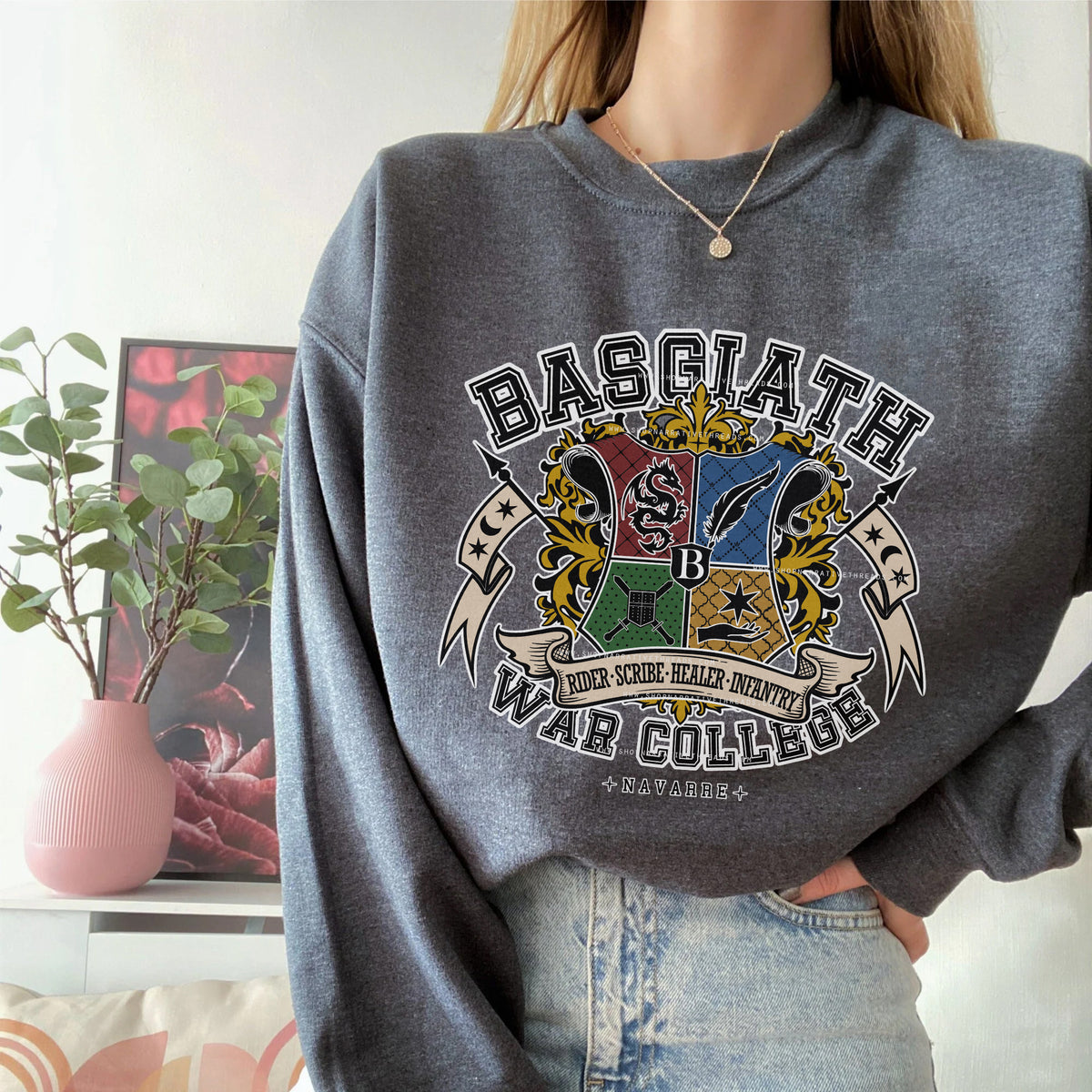 Basgiath War College Quarters Crest Sweatshirt | Fourth Wing– Narrative ...