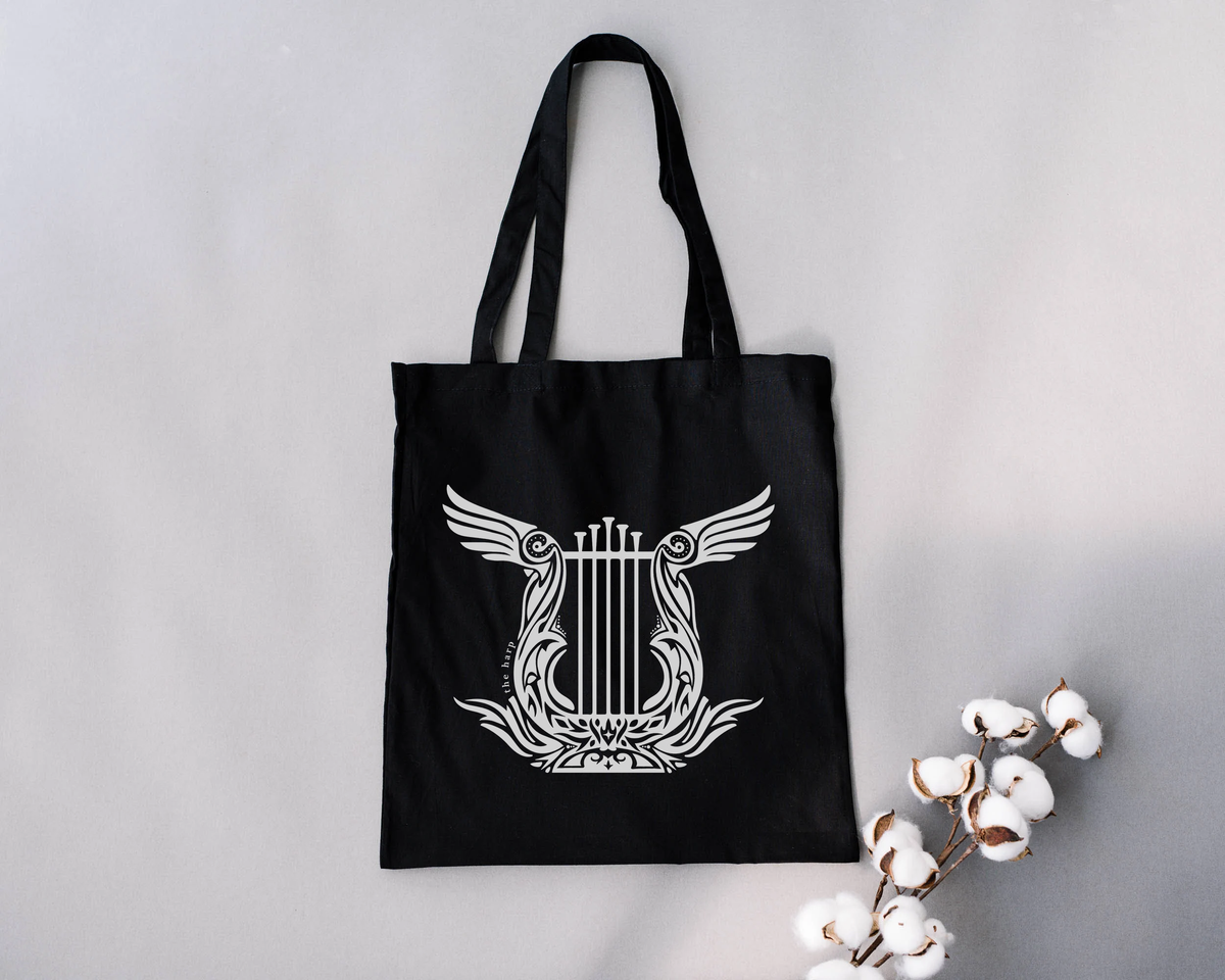 Dread Trove Harp Tote Bag | ACOTAR– Narrative Threads